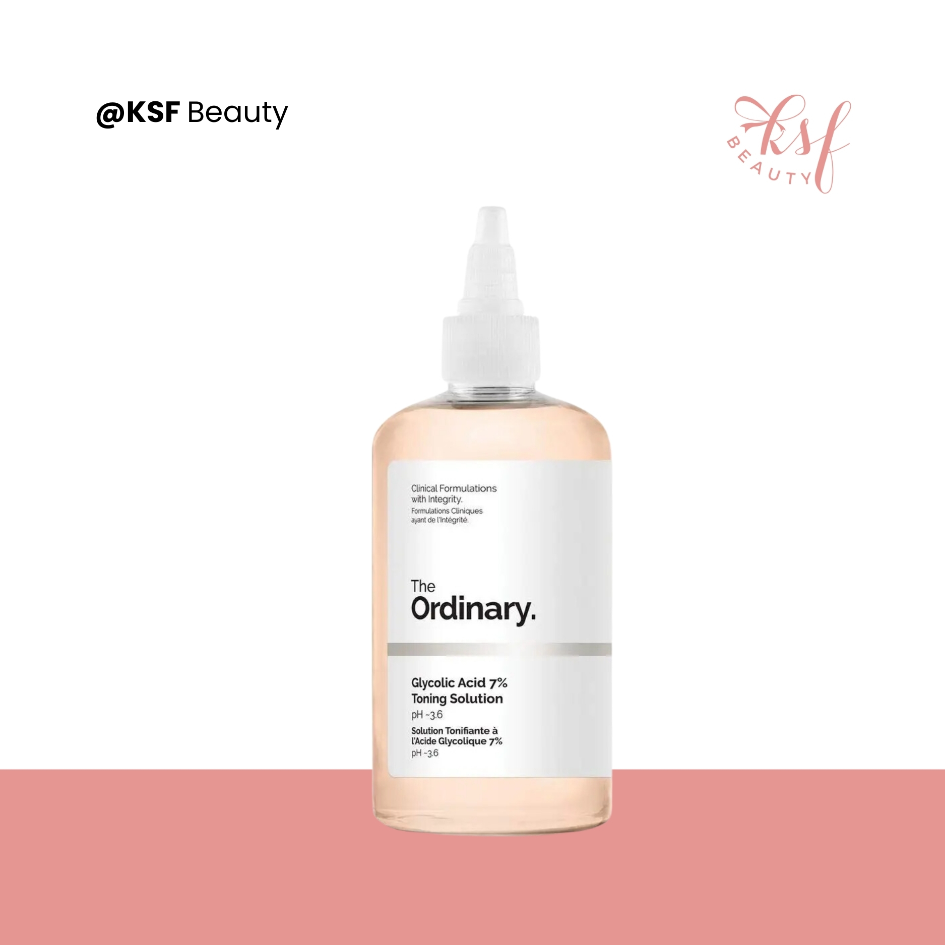 The Ordinary: Glycolic Acid 7% Toning Solution (240ml) - KSF Beauty